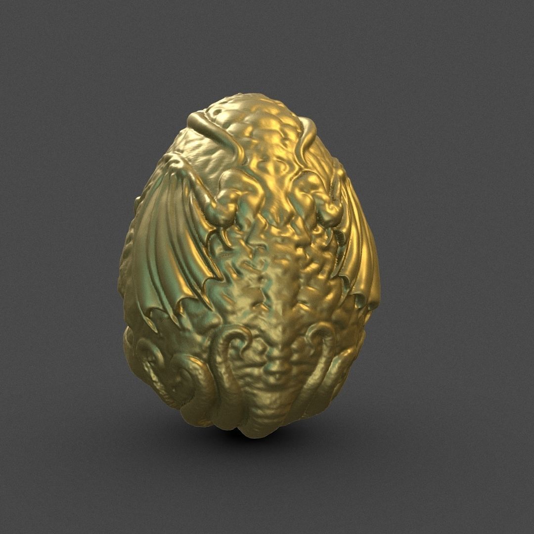 Dragon eggs of Cthulhu Mythos 3D model 3D printable | CGTrader