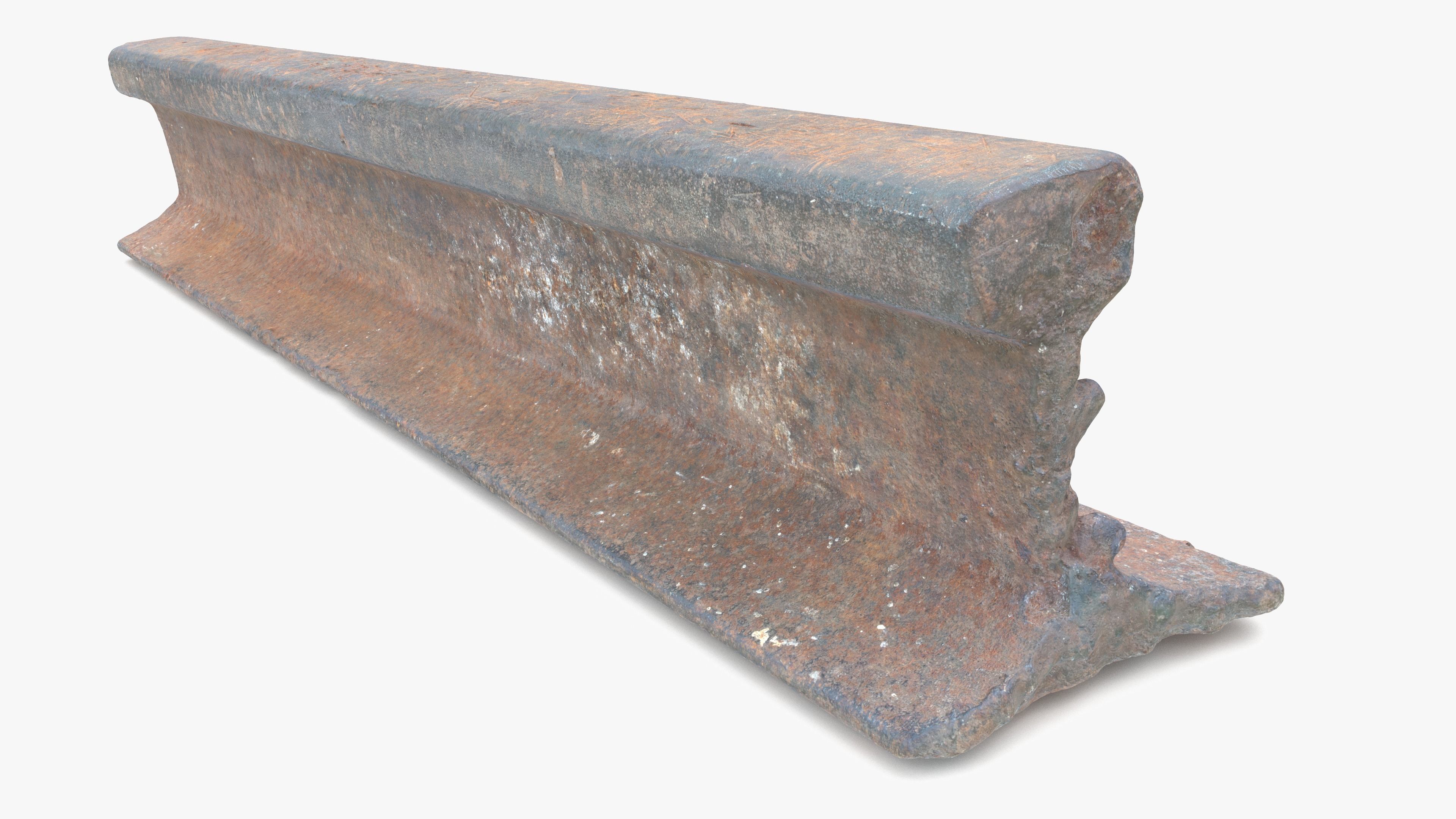 3D model Metal Rail Piece VR / AR / low-poly | CGTrader