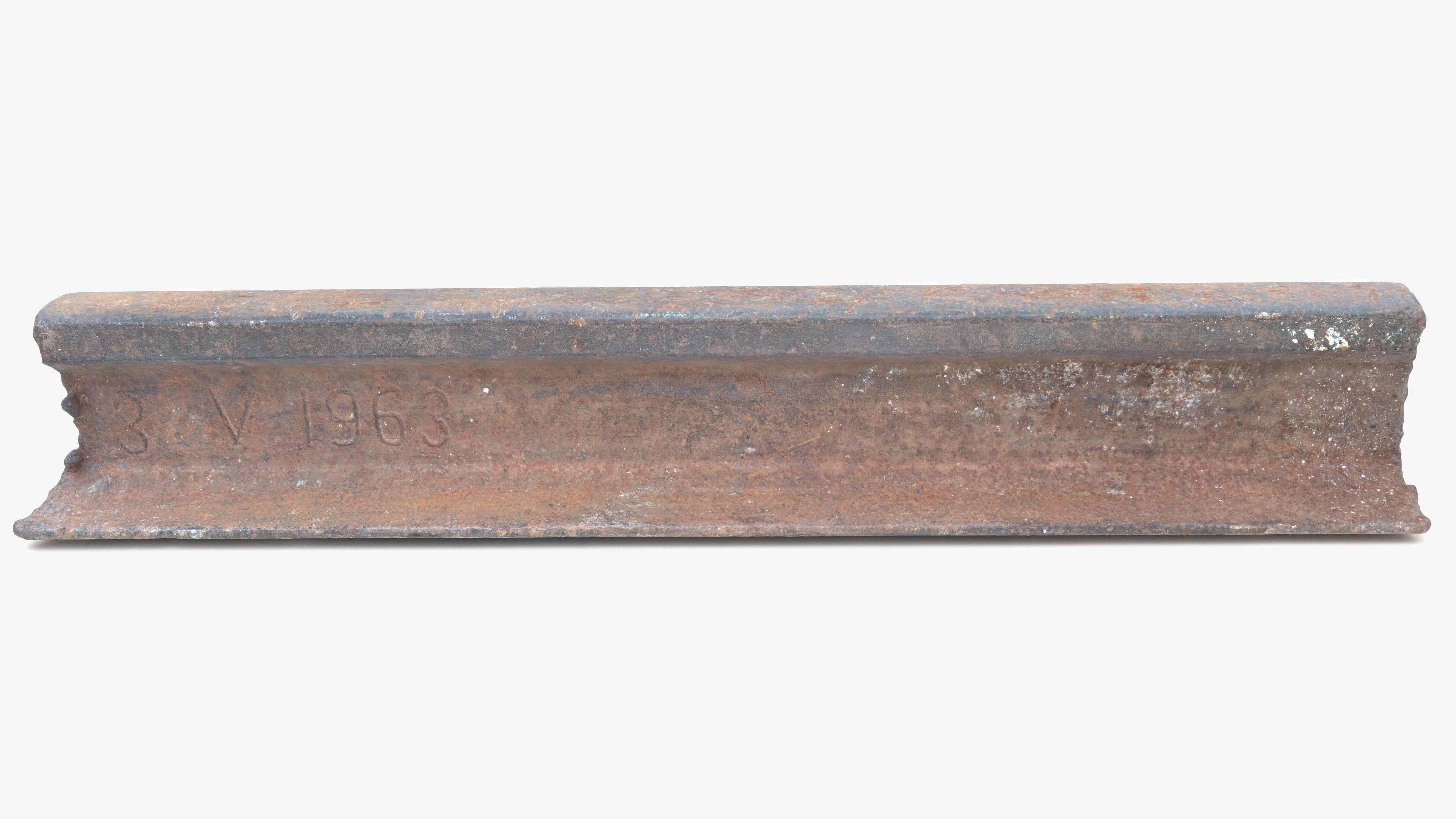 3D model Metal Rail Piece VR / AR / low-poly | CGTrader