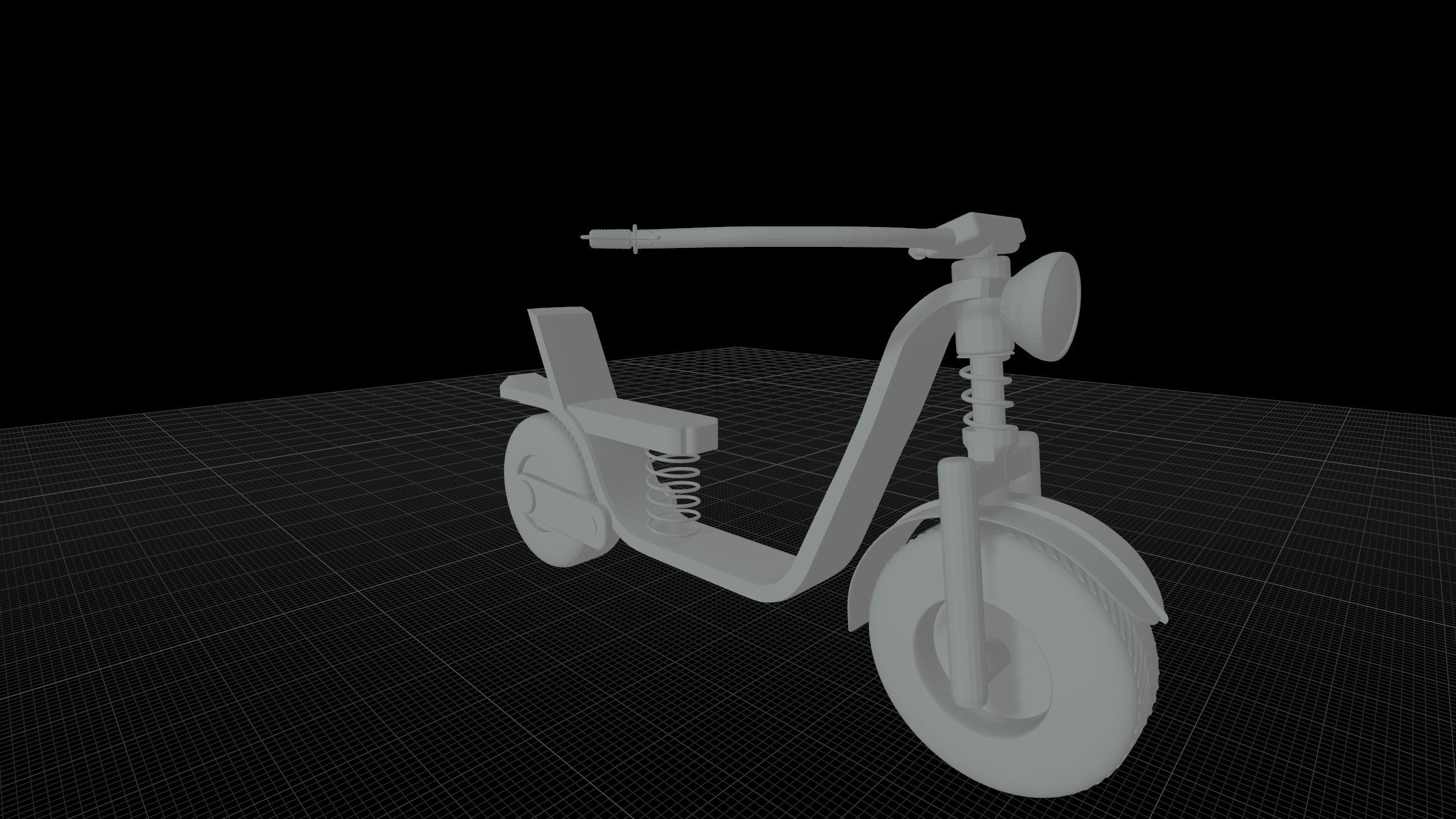 electric scooter 3D model 3D printable | CGTrader