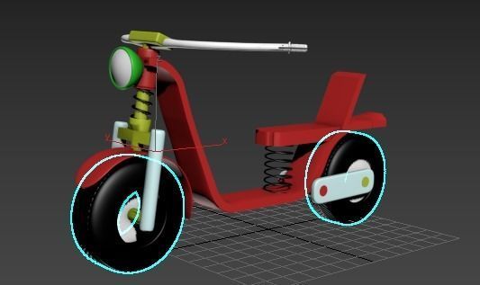 electric scooter 3D model 3D printable | CGTrader
