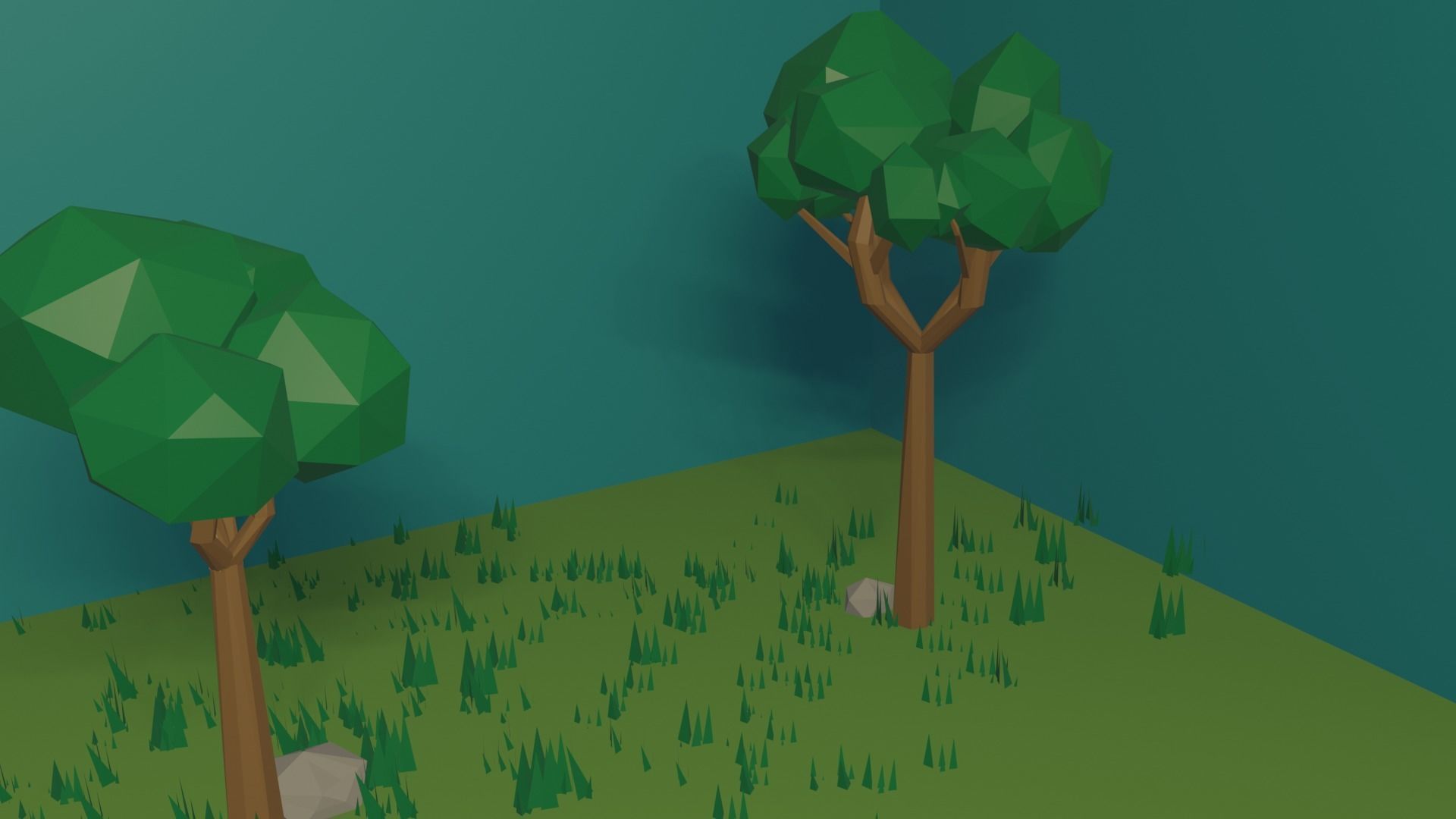 Low Poly Tree free VR / AR / low-poly 3D model rigged | CGTrader