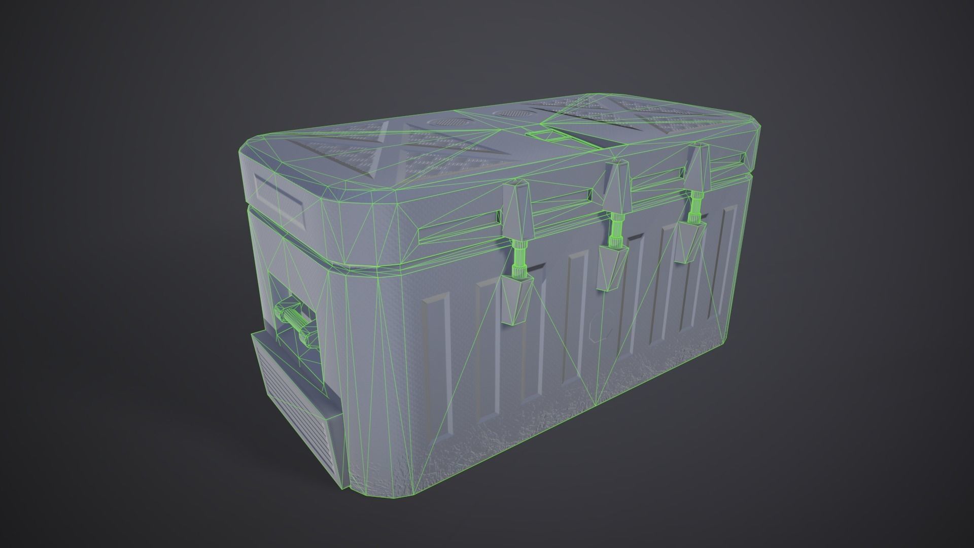 sci-fi box free VR / AR / low-poly 3D model | CGTrader