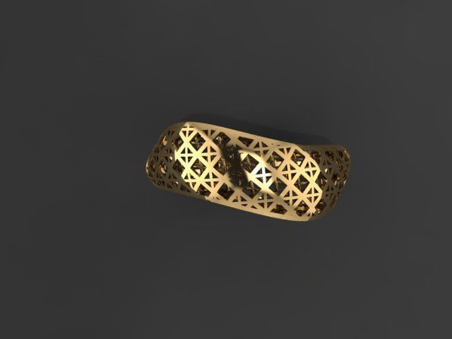 GOLD RING 3D model 3D printable | CGTrader