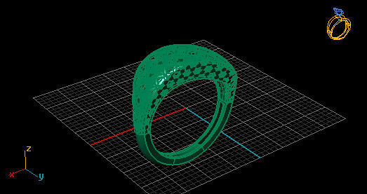 GOLD RING 3D model 3D printable | CGTrader