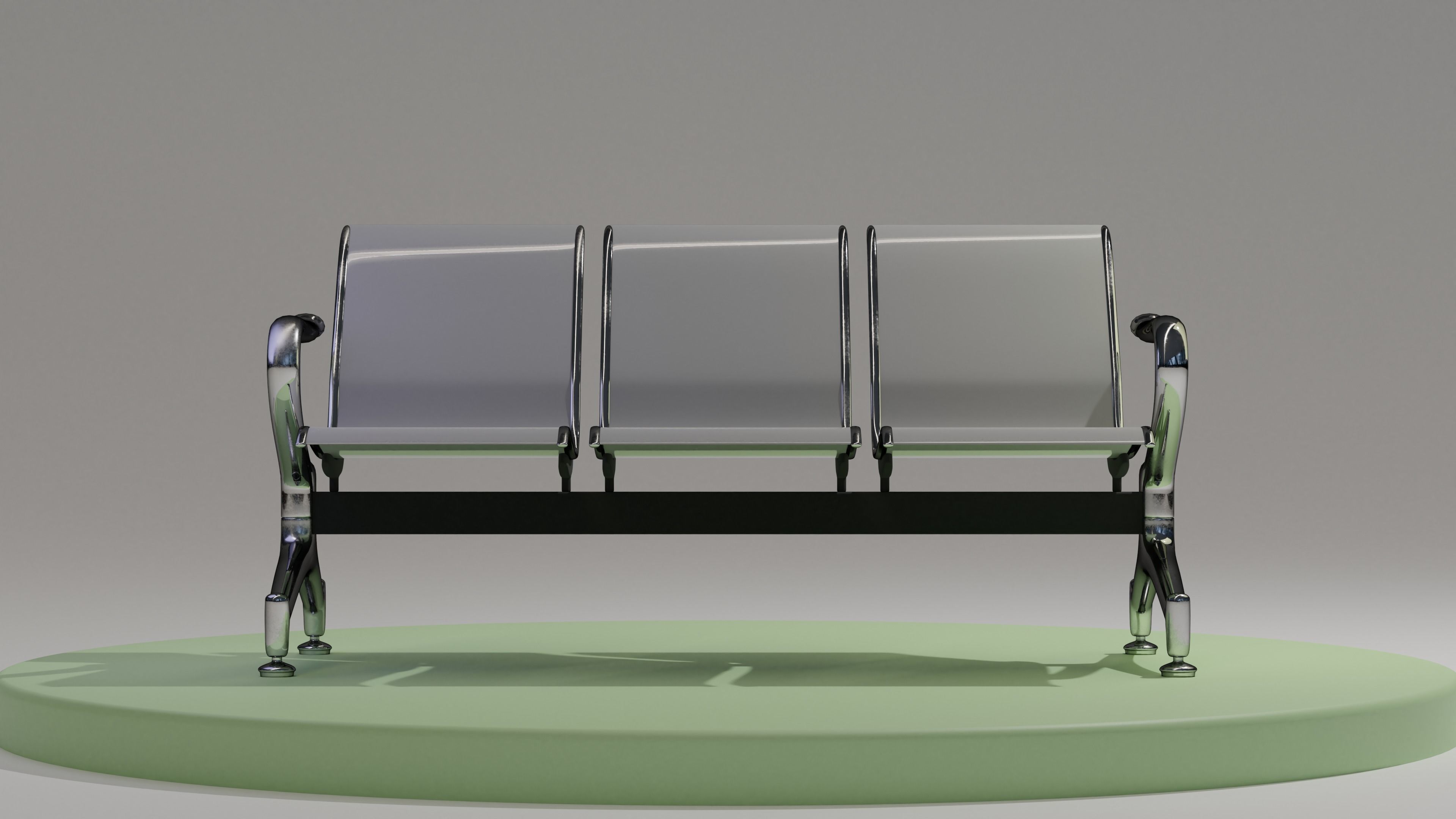 Waiting Chair free 3D model | CGTrader