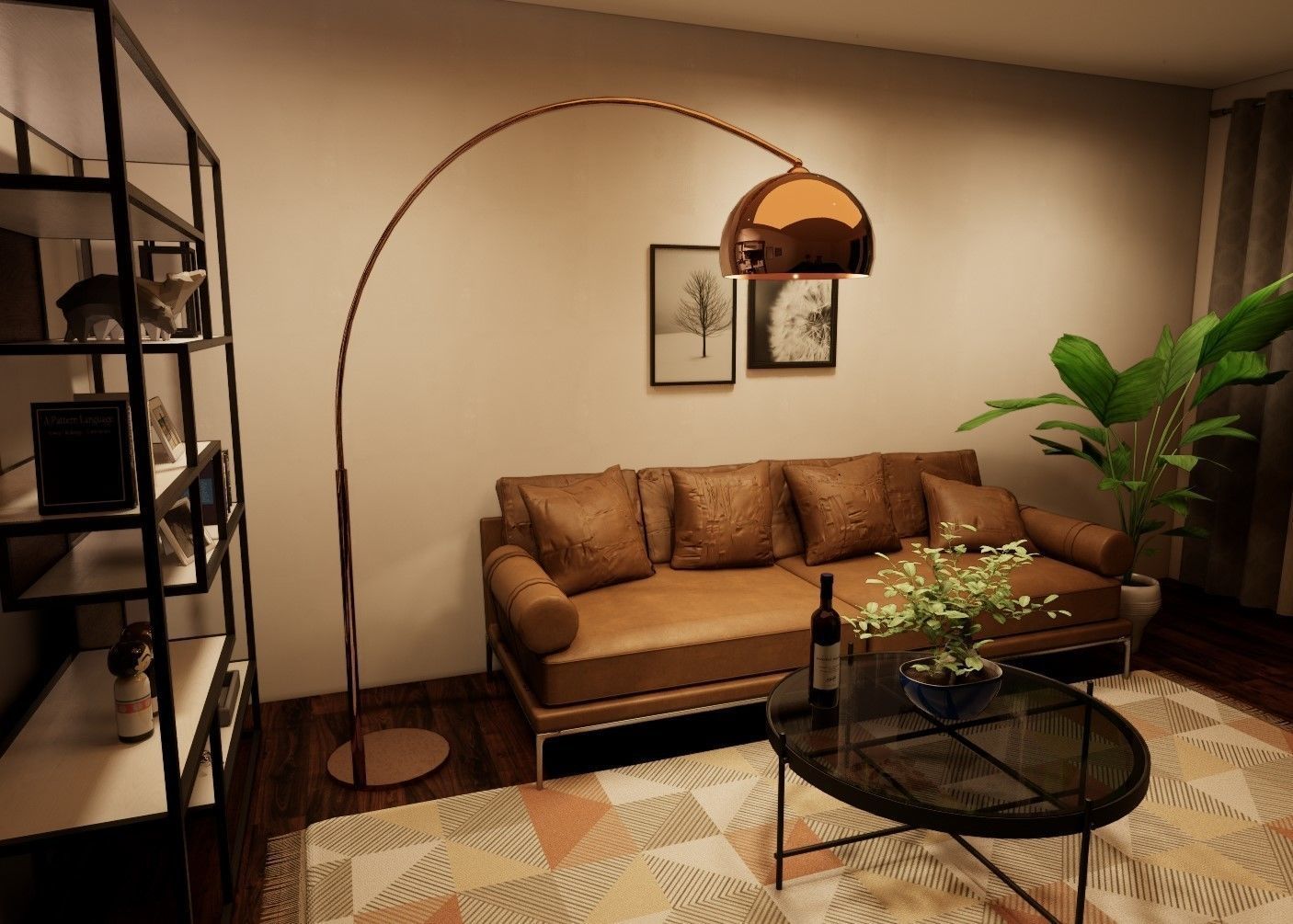 Arc floor lamp -Revit 2018- free 3D model | CGTrader