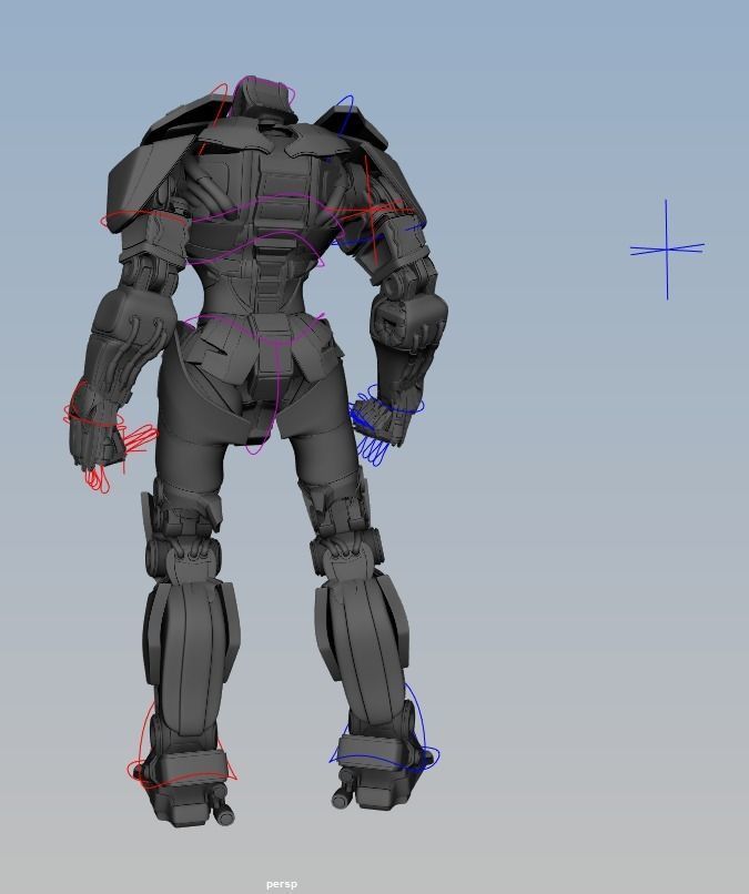 Robot 3D model rigged | CGTrader