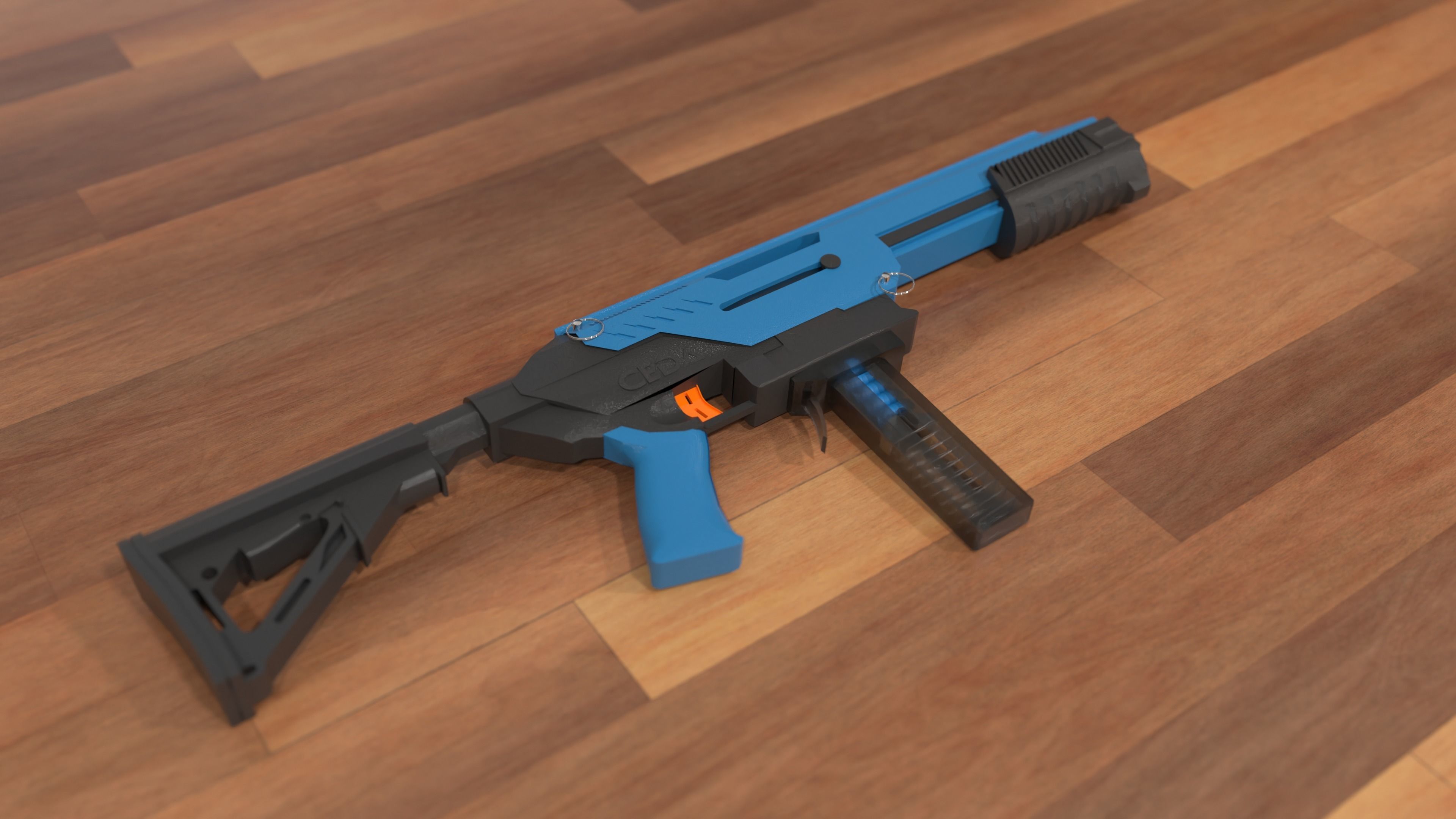 3D model Jet Blaster Ceda Model S Nerf Gun VR / AR / low-poly | CGTrader