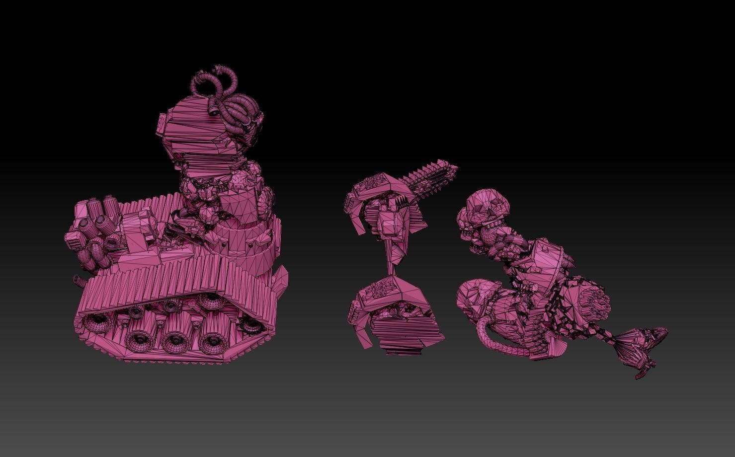 Tank Demon 3D model 3D printable | CGTrader