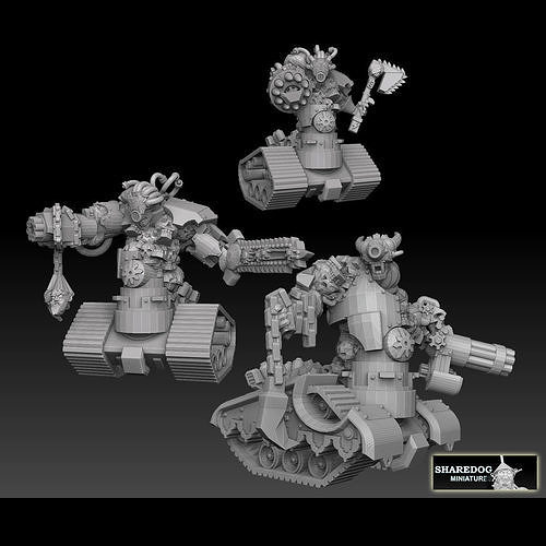 Tank Demon Megapack 3D model 3D printable | CGTrader
