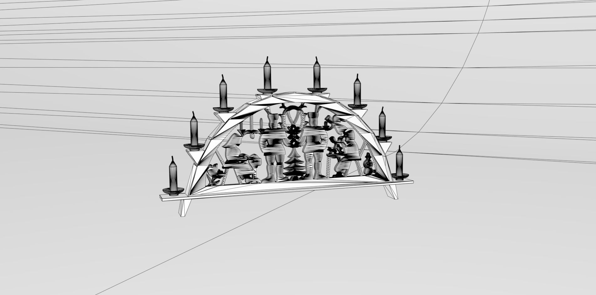 flying buttress SCHWIBBOGEN 3D model | CGTrader