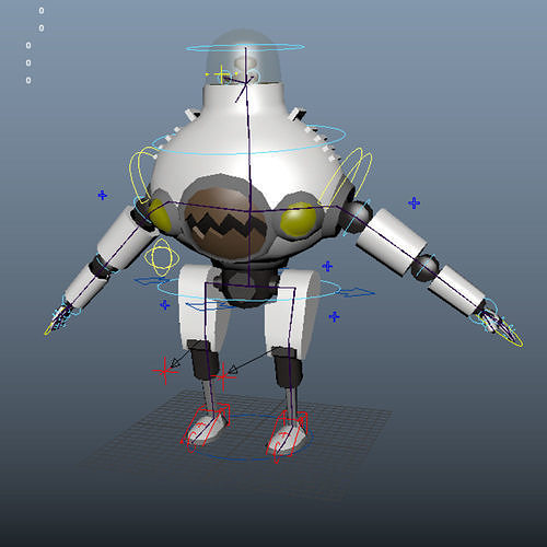 3D model Robot low-poly VR / AR / low-poly | CGTrader