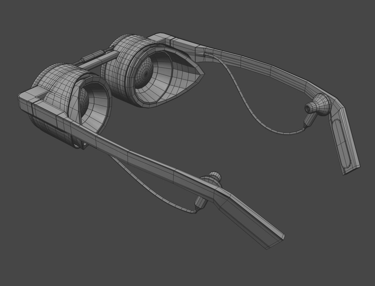 3D model Modern looking minimalist VR headset VR / AR / low-poly | CGTrader