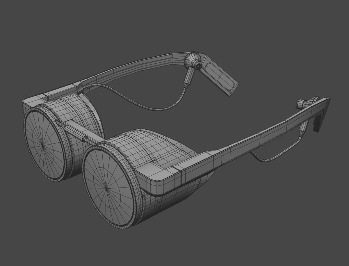 3D model Modern looking minimalist VR headset VR / AR / low-poly | CGTrader