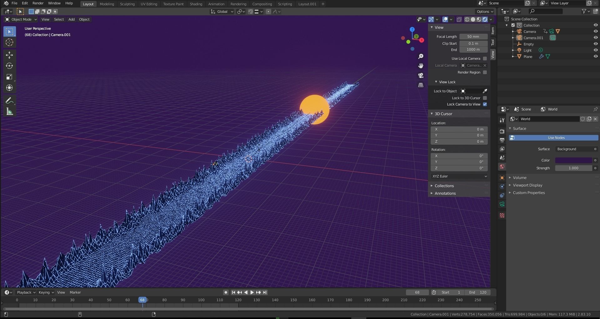 3D model Vaporwave environment with infinite 5 seconds loop VR / AR ...