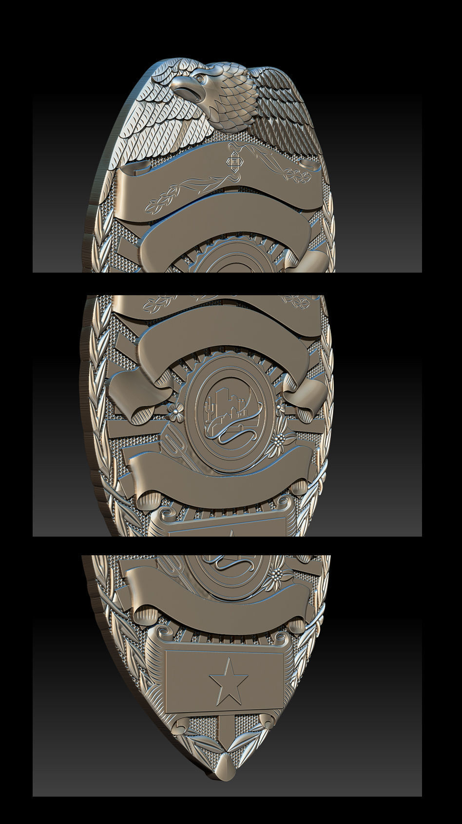 Tucson Arizona Badge - 3D Badges Collection 3D model 3D printable ...