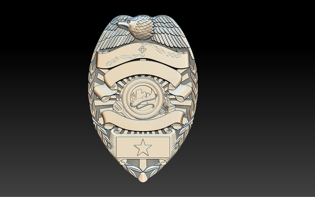Tucson Arizona Badge - 3D Badges Collection 3D model 3D printable ...
