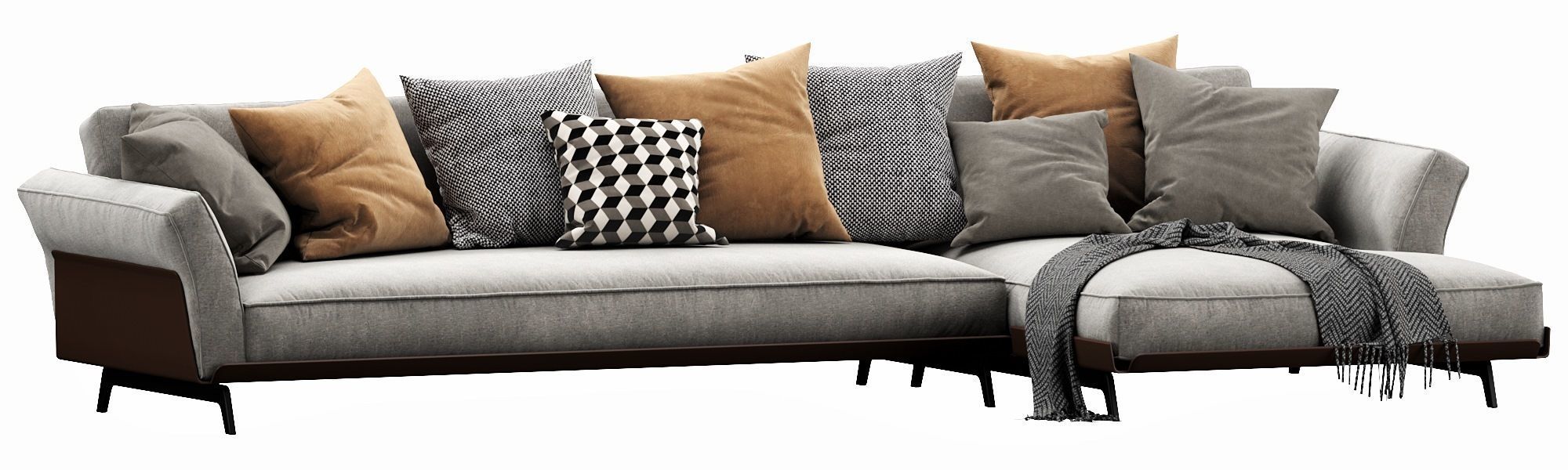 Flexform Este Chaise LOunge 3D model | CGTrader