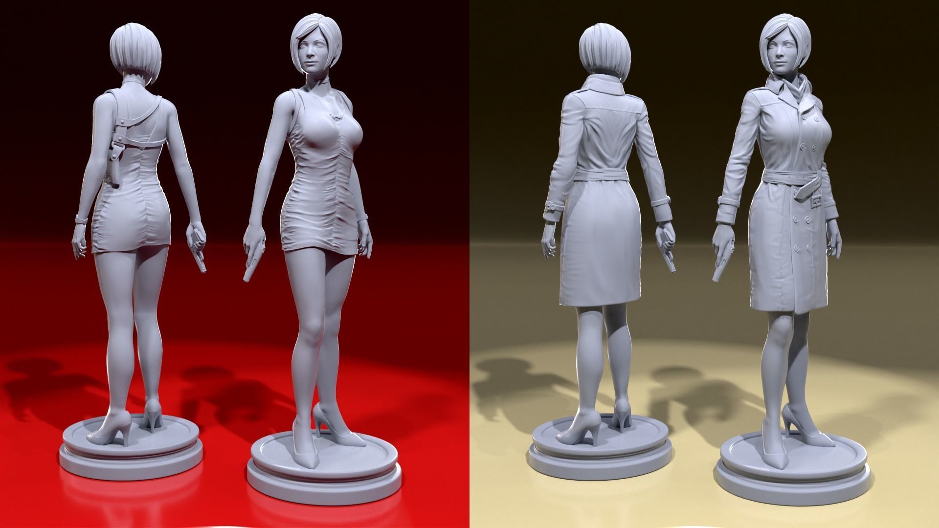 Ada Wong 3D model 3D printable | CGTrader