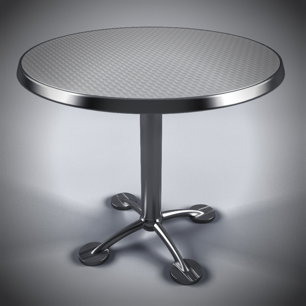 Toledo Stacking Chair and Pensi Table 3D model | CGTrader