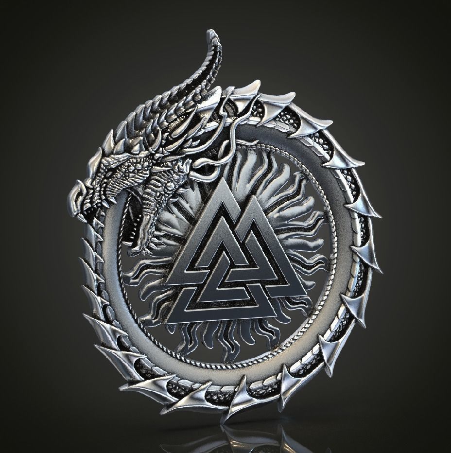 Uroboros 3D model 3D printable | CGTrader