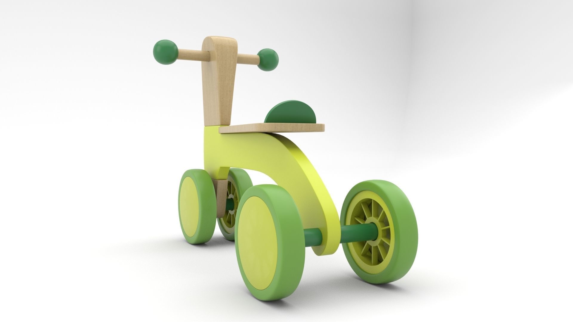 3D model Tricycle for Kids VR / AR / low-poly | CGTrader