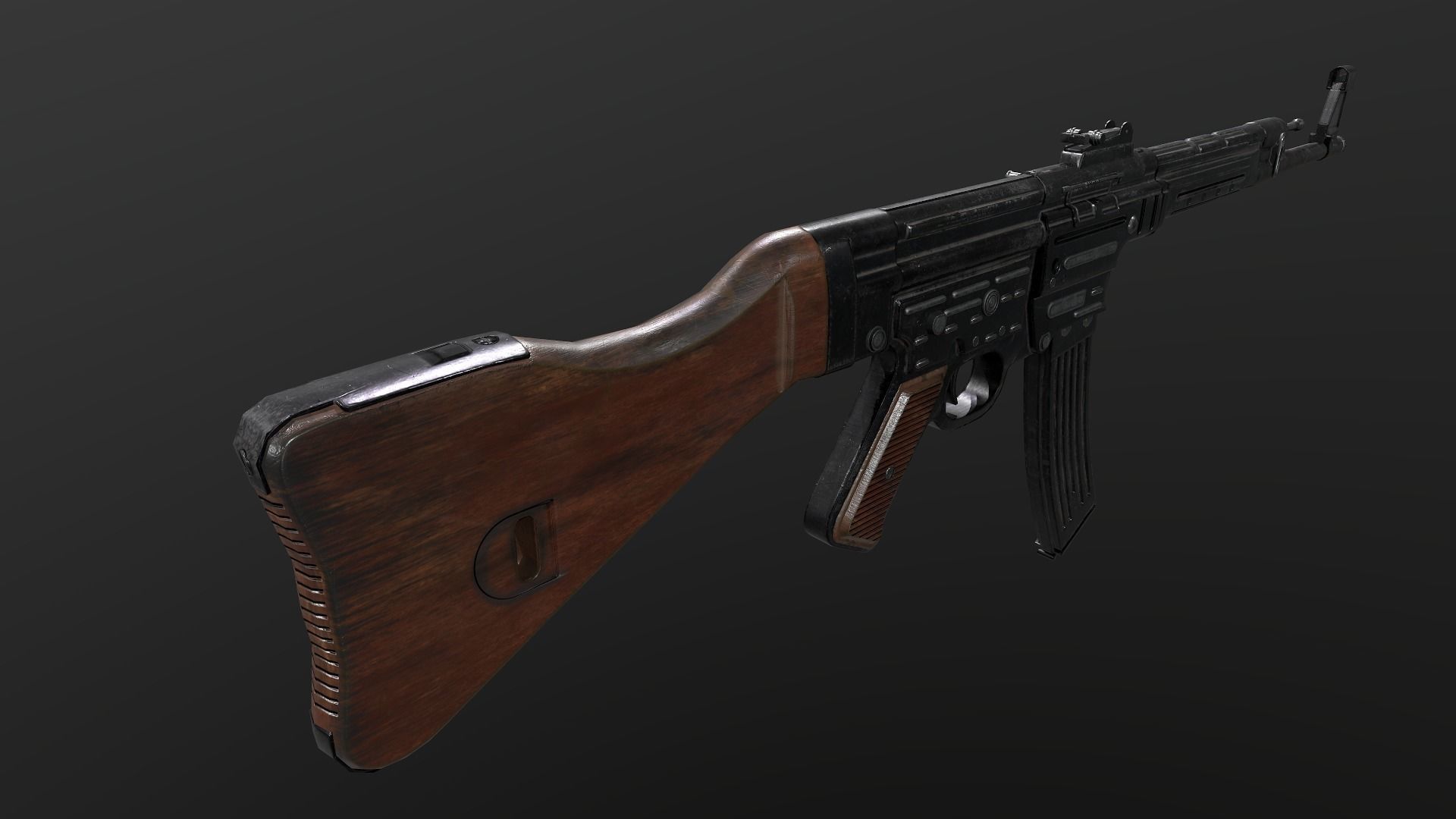 3D model STG44 WW2 German machine gun VR / AR / low-poly | CGTrader