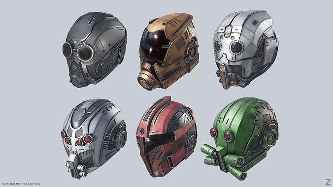 Sci Fi Helmet