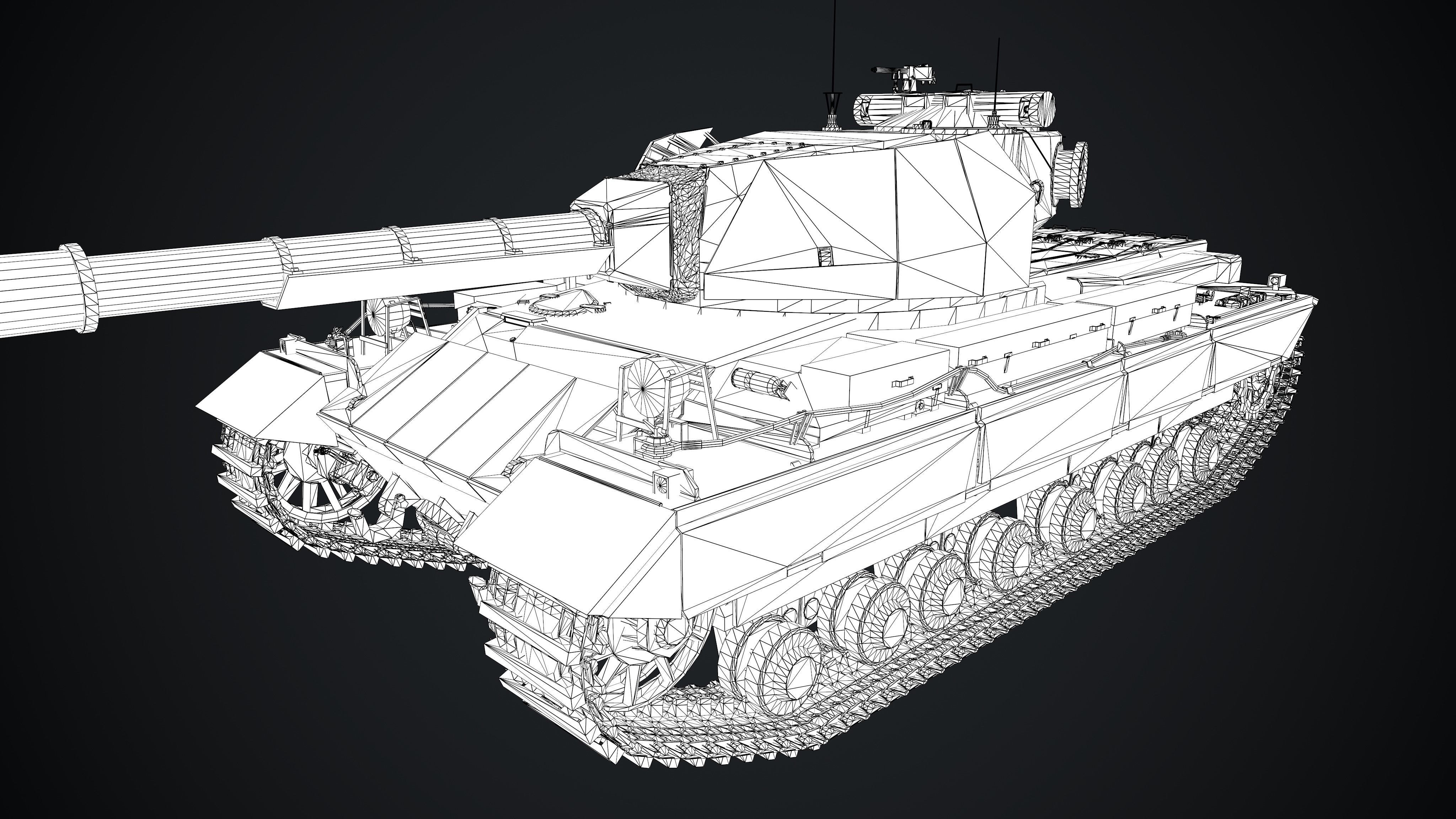 3D model Super Conqueror British Heavy Tank VR / AR / low-poly | CGTrader