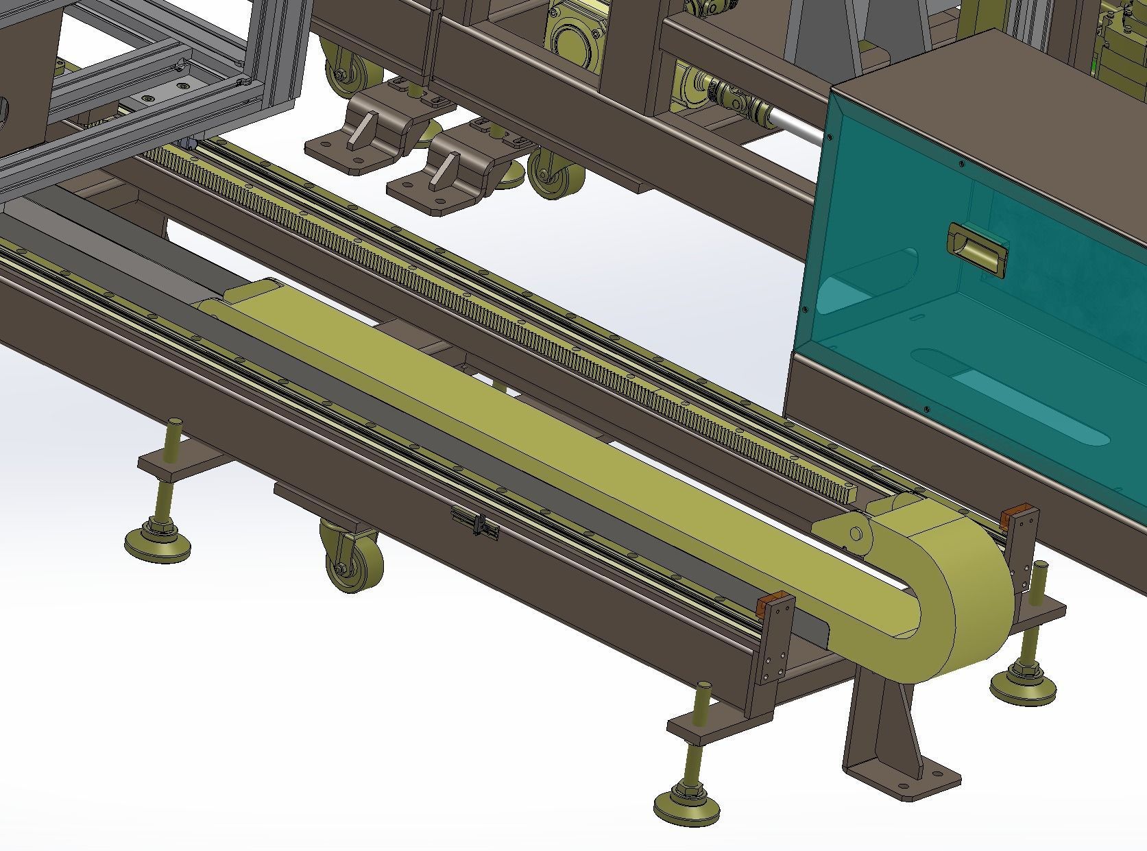 Large panel receiving loading and unloading machine 3D model | CGTrader