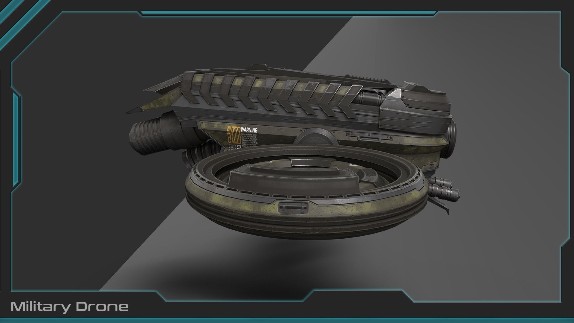 Military Drone 3D model | CGTrader