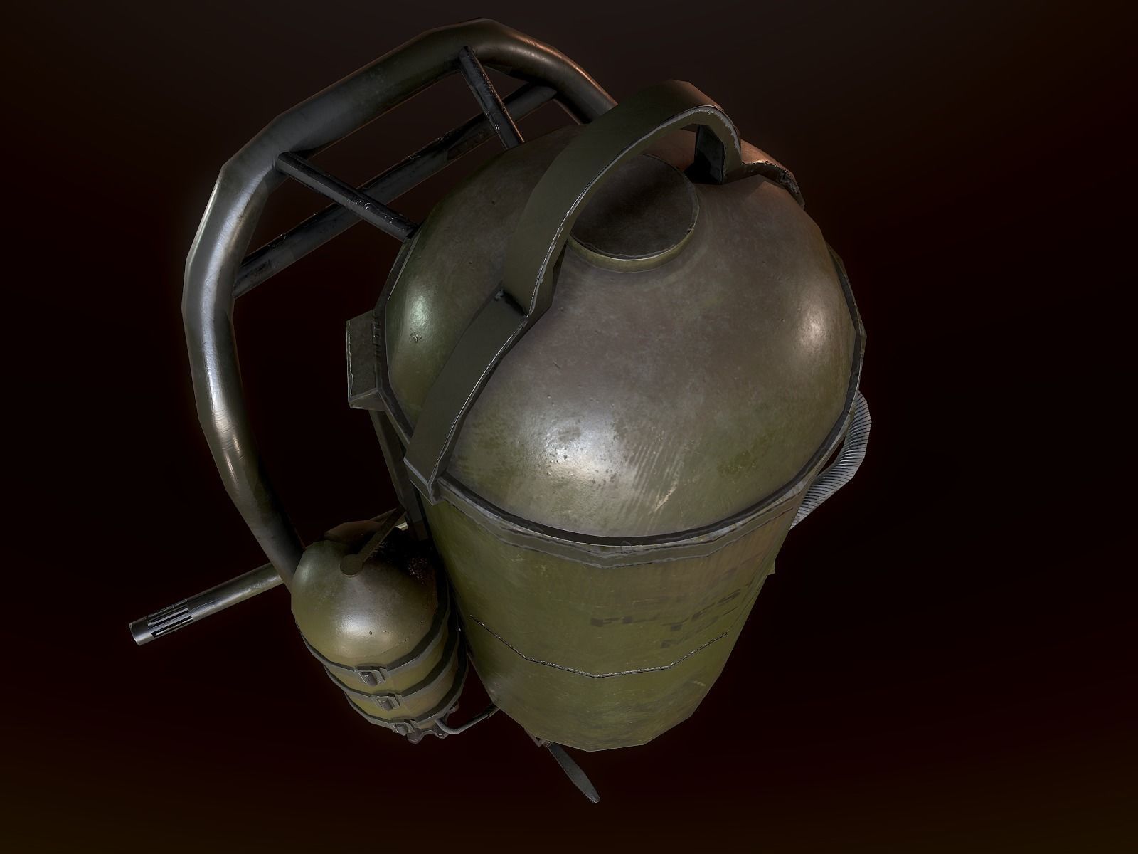 3D model WW2 German Flamethrower WW2 VR / AR / low-poly | CGTrader