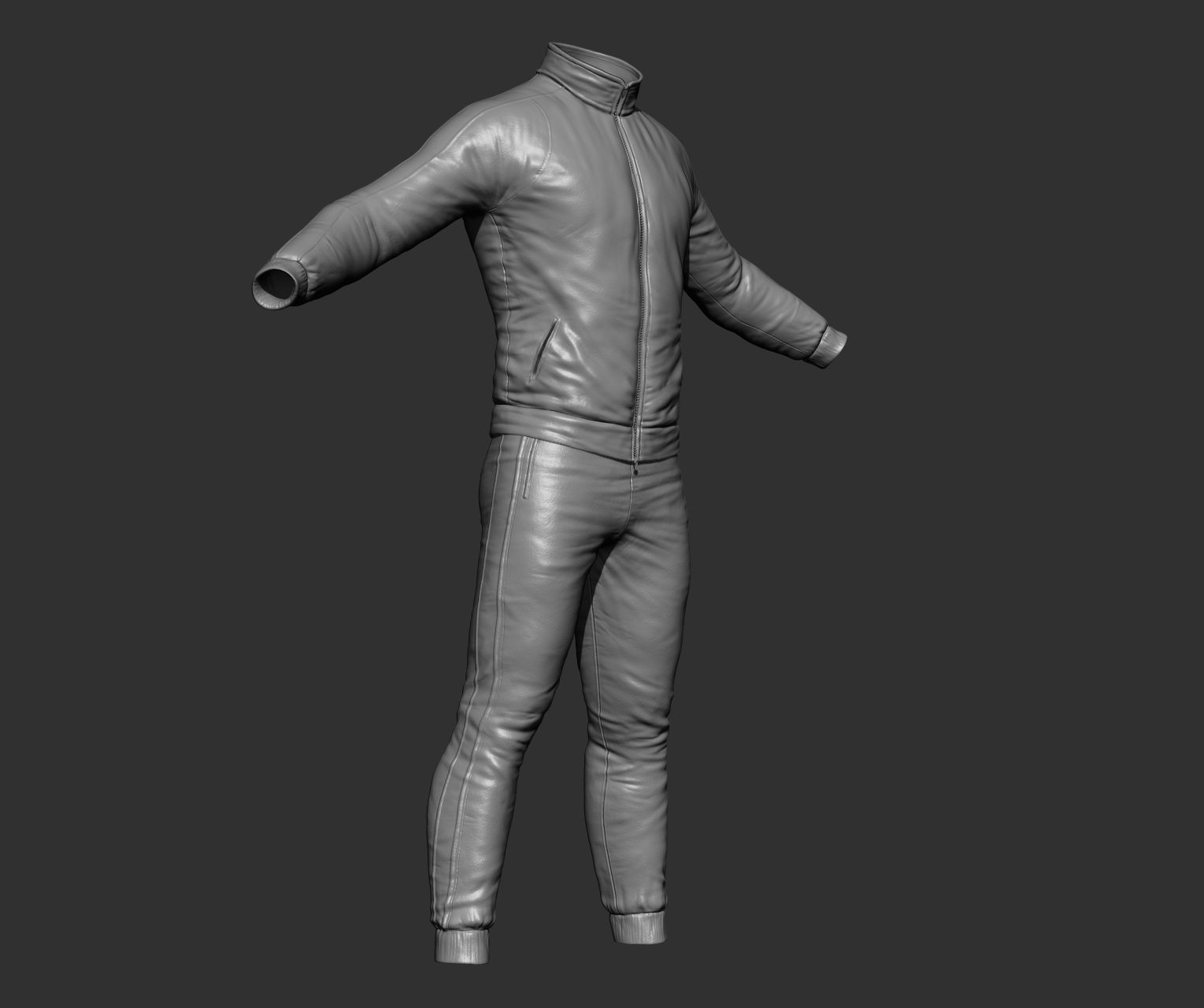 Running suit free 3D model | CGTrader