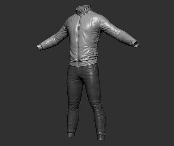 Running suit free 3D model | CGTrader