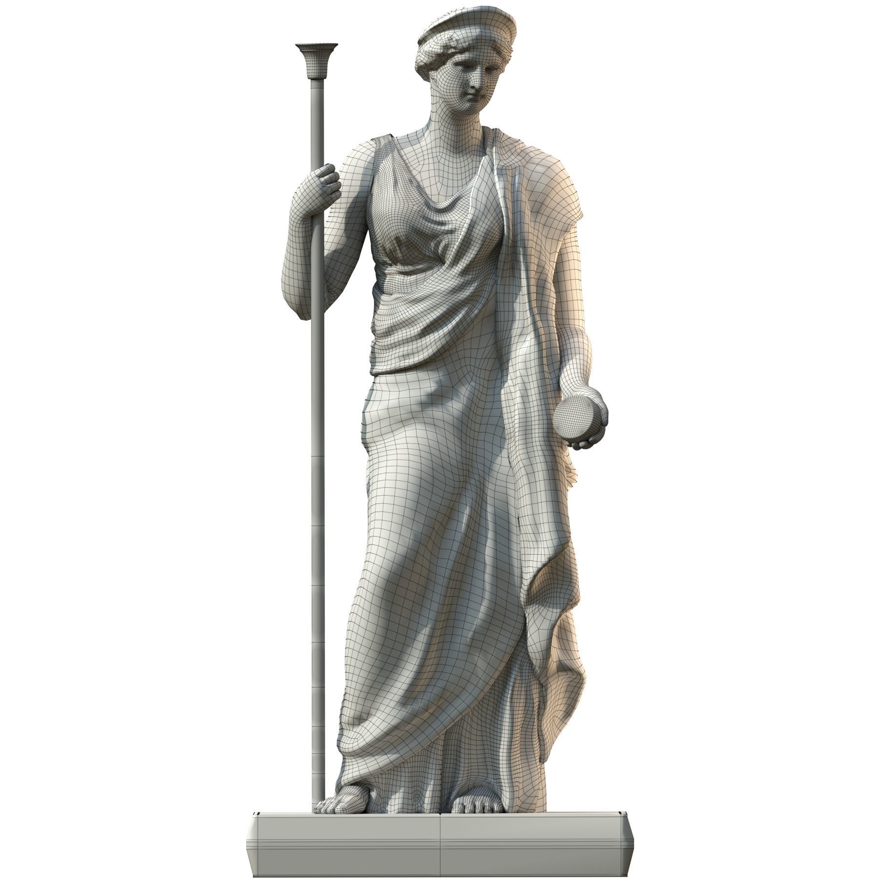 Hera sculpture 3D model | CGTrader