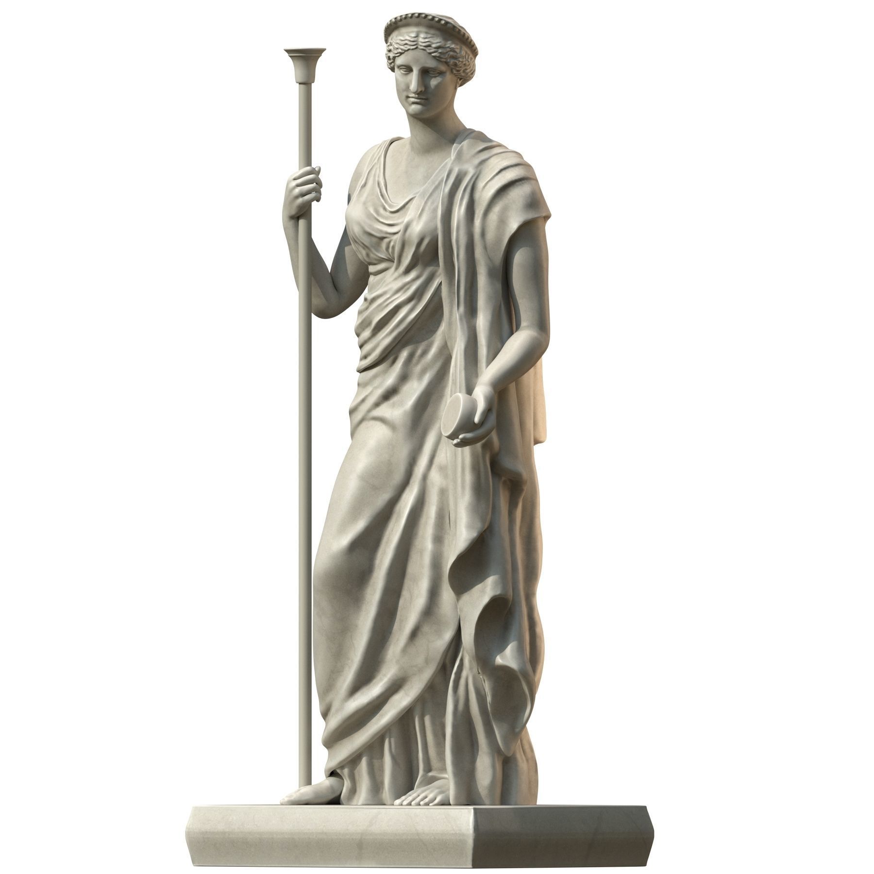 Hera sculpture 3D model | CGTrader