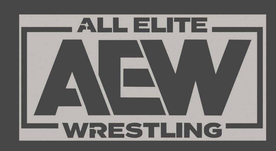 AEW Logo Pack - includes printable tracing stencil 3D model | CGTrader