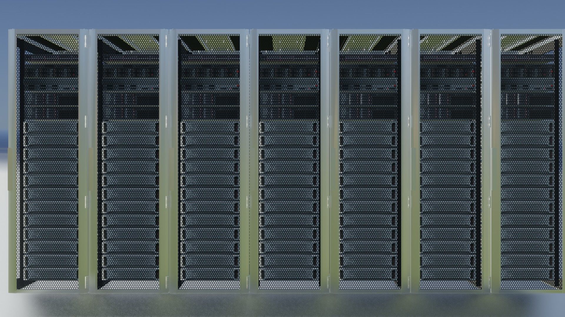 Server Rack Server Rack 42U Width 600mm Rack Cabinet 3D model | CGTrader