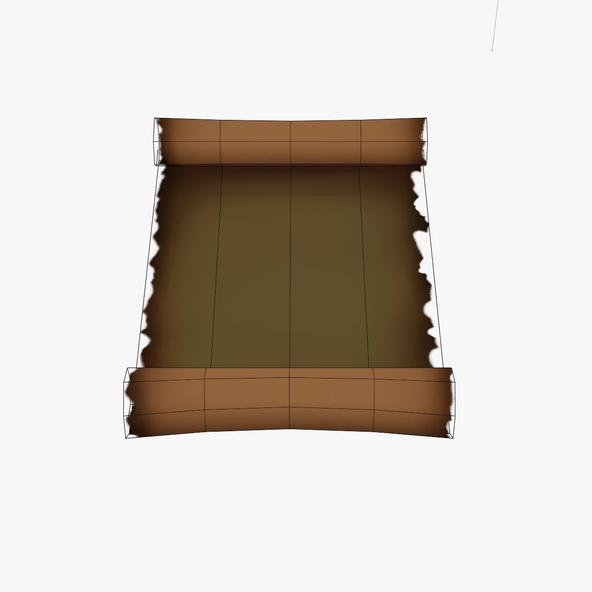 3D model Parchment Paper Handpaint VR / AR / low-poly | CGTrader