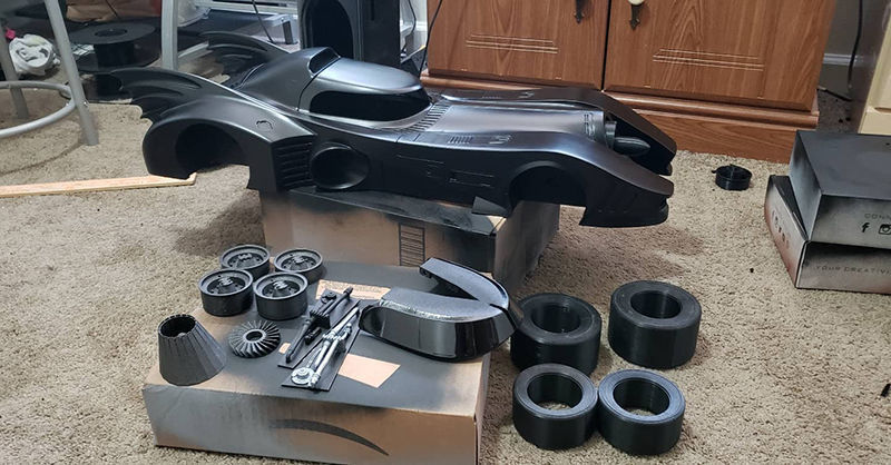 1989 Batmobile free 3D model | CGTrader