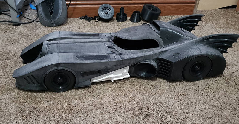 1989 Batmobile free 3D model | CGTrader