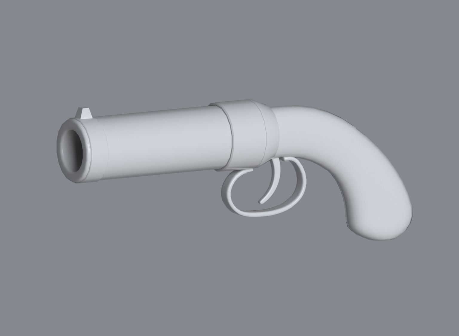 3D model Game-ready stylized handgun VR / AR / low-poly | CGTrader