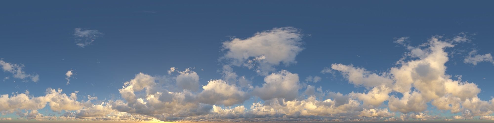 Skydome HDR - Cloudy Blue Sky Afternoon 4 Texture | CGTrader