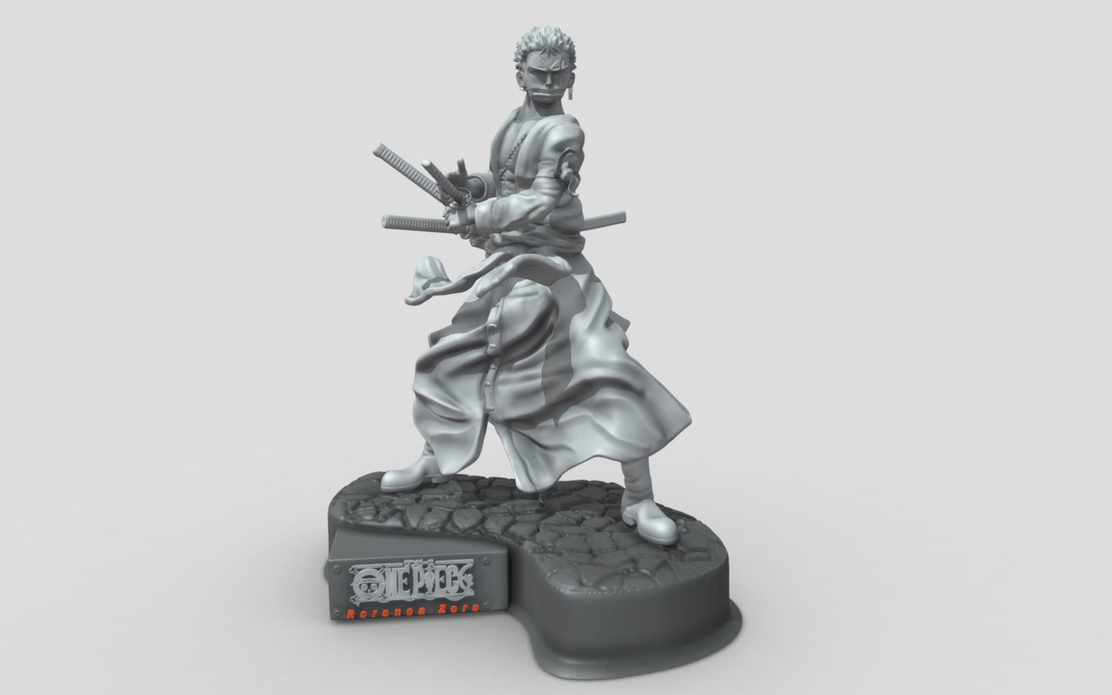 RORONOA ZORO ONE PIECE - 3D PRINTING 3D model 3D printable | CGTrader