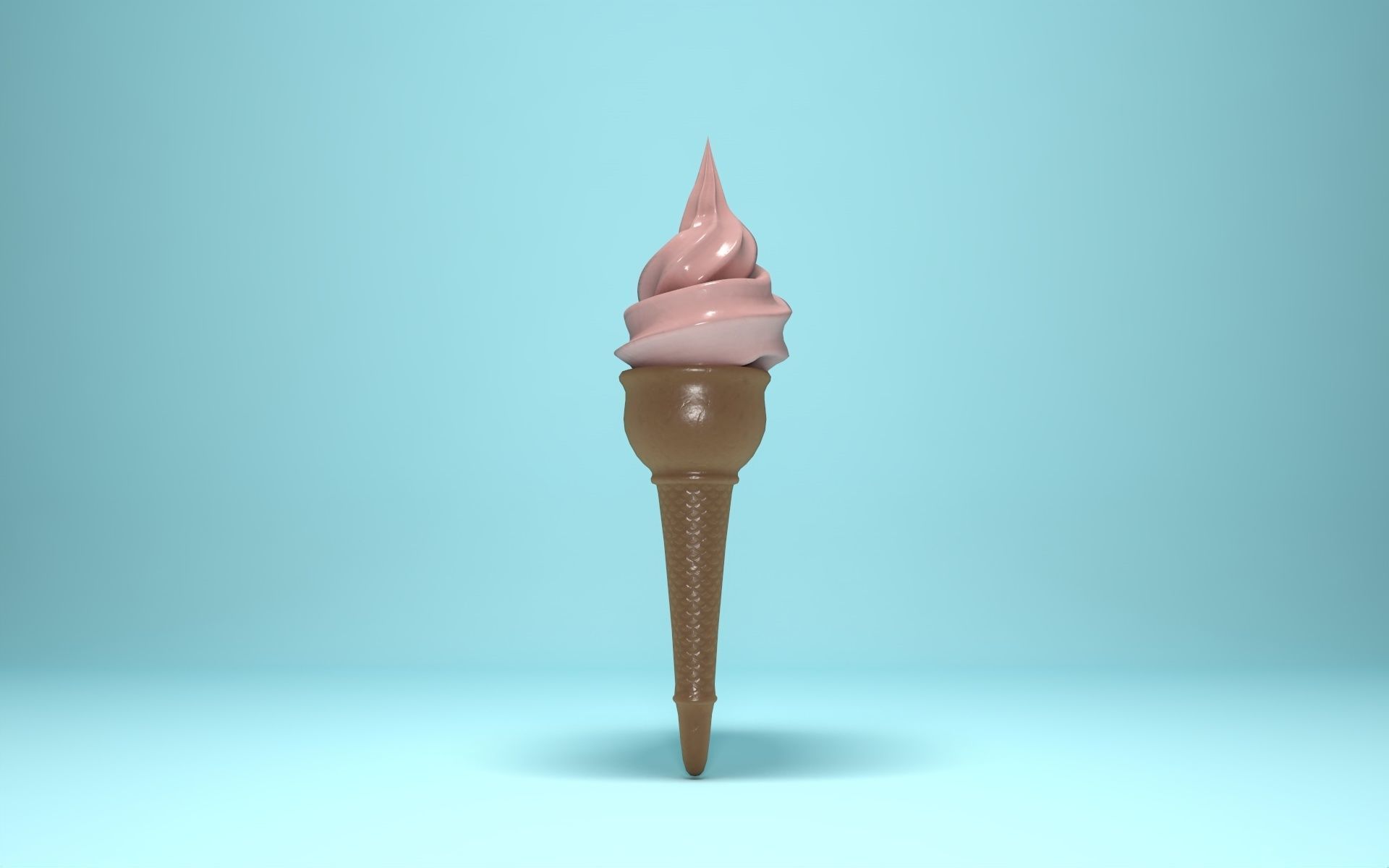 ice cream free VR / AR / low-poly 3D model | CGTrader