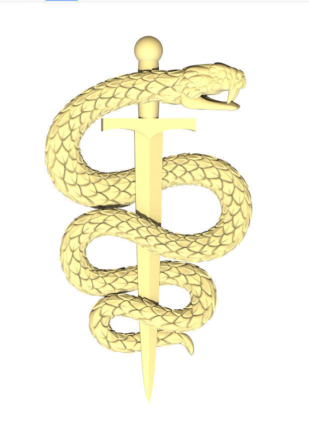 snake 3D model 3D printable | CGTrader