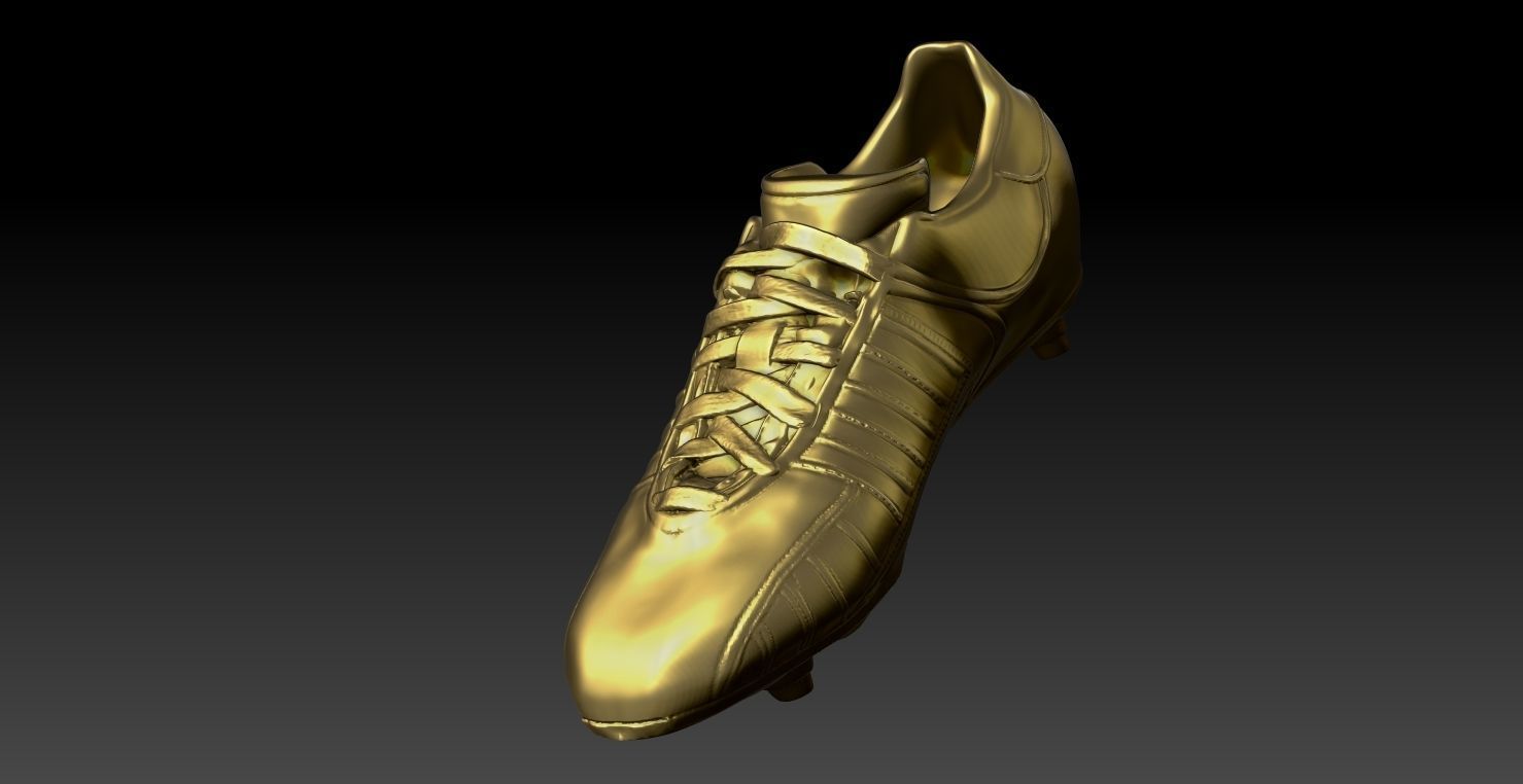 Golden Boot 3D model 3D printable | CGTrader