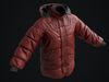 3D model Red winter jacket VR / AR / low-poly | CGTrader