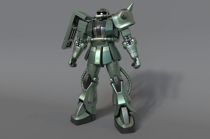 GUNDAM Animation Zaku 3D model | CGTrader